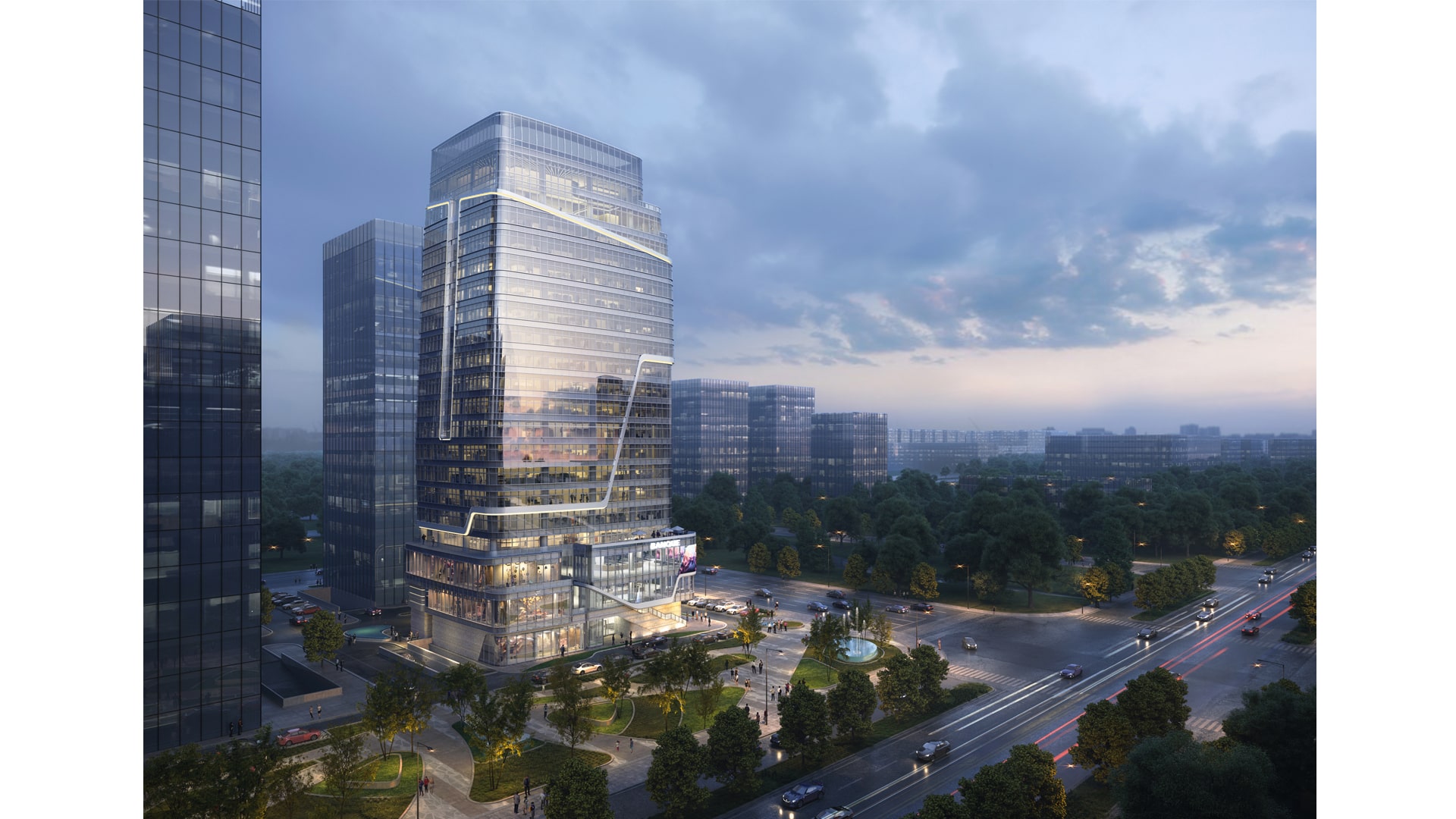 Yinchuan Jianfa HQ Tower---Architectural-L&P Architects: Professional ...