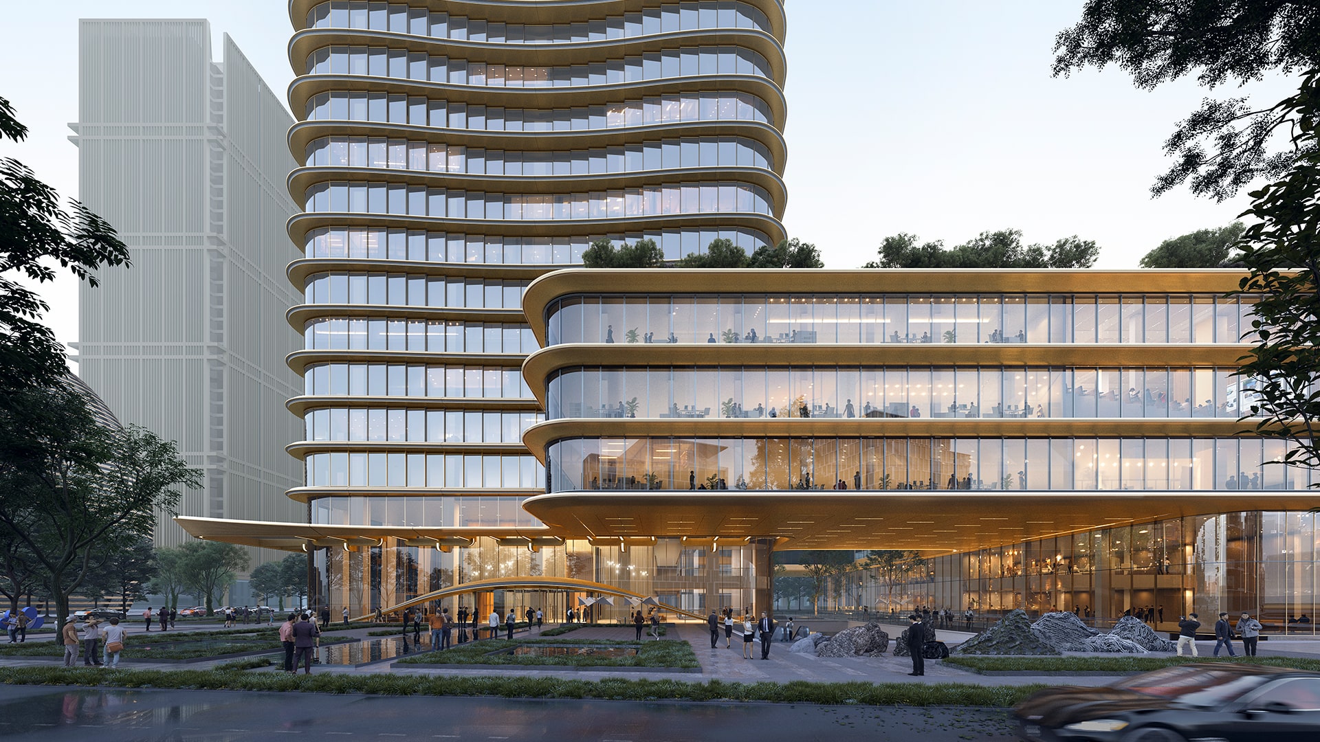 150m Office Headquarter---Architectural-L&P Architects: Professional ...