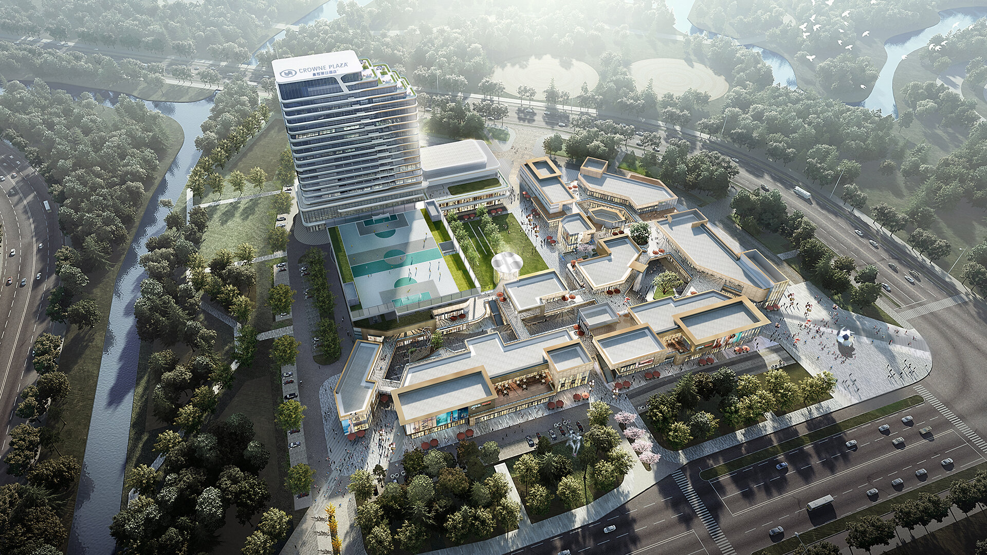 Zhongnan Haimen Football Town Retail Project---Architectural-L&P ...
